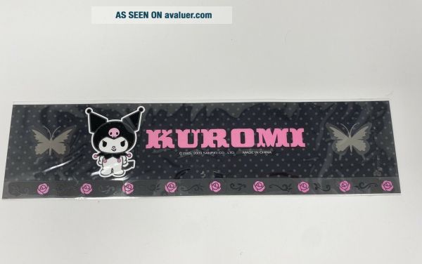 2009 Rare Sanrio Kuromi Car Bumper Sticker Hello Kitty My Melody ...