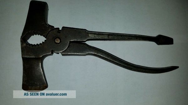 Rare German Combination Multi Tool Pliers Axe Hammer Made In Germany ...
