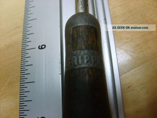 Vintage Antique Gripper Flat Head Screwdriver Uniqui Tip Rare Find Wood ...