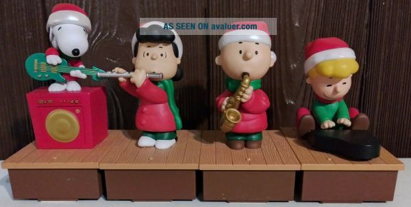 2011 HALLMARK WIRELESS PEANUTS CHRISTMAS BAND MUSIC MOTION SET | #26812998