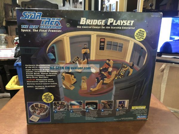 PLAYMATES STAR TREK THE NEXT GENERATION BRIDGE PLAYSET FACTORY NIB ...