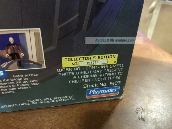 PLAYMATES STAR TREK THE NEXT GENERATION BRIDGE PLAYSET FACTORY NIB ...