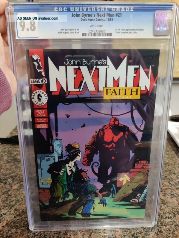 Dark Horse John Byrne ' S Next Men 21 CGC 9. 8 1st Full Color App Of ...