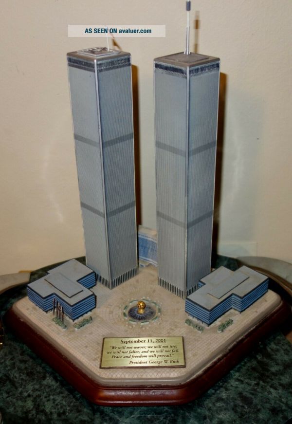 Danbury Twin Towers World Trade Center Commemorative Statue W ...
