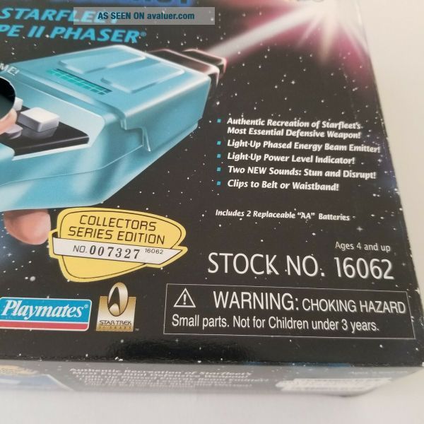 Star Trek First Contact Starfleet Type 2 Phaser Vintage 1996 Open Box ...