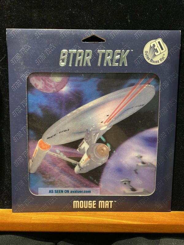 Star Trek 3D Motion Mousepad Captain Kirk Spock Picard Rodenberry ...