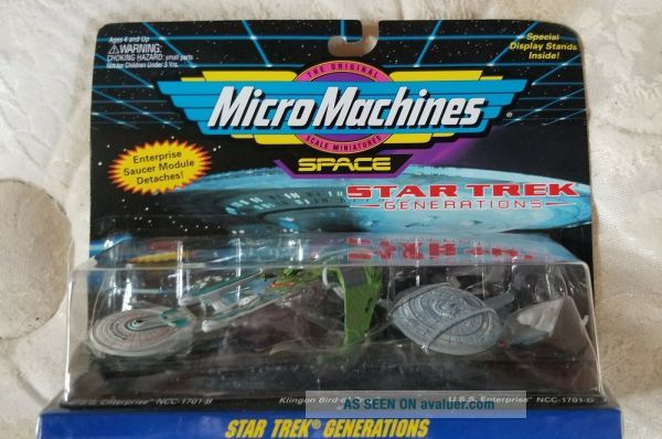 Galoob Micro Machines Star Trek Generations, Deep Space Nine With ...