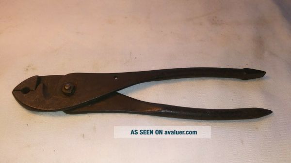 VINTAGE MINING CRESCENT NO. 2 BLASTING CAP FUSE CUTTER CRIMPER PLIERS ...