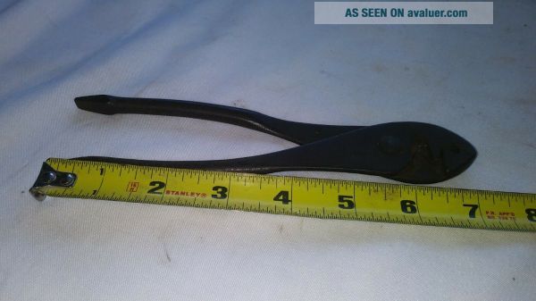 VINTAGE MINING CRESCENT NO. 2 BLASTING CAP FUSE CUTTER CRIMPER PLIERS ...