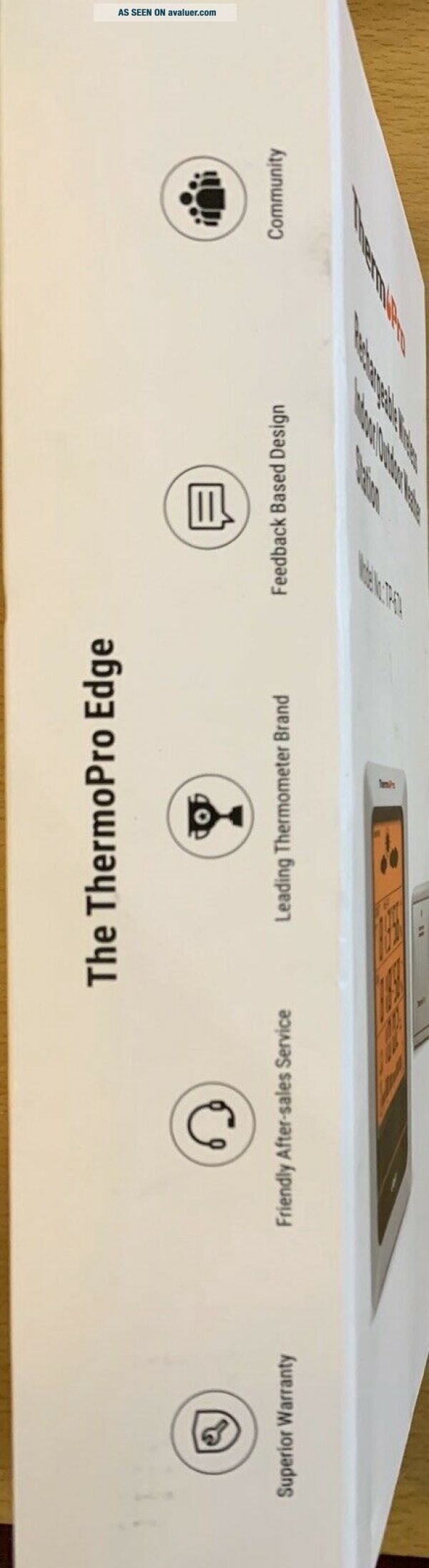 ThermPro TP - 67A Wireless Indoor/outdoor Weather Station Rechargeable ...