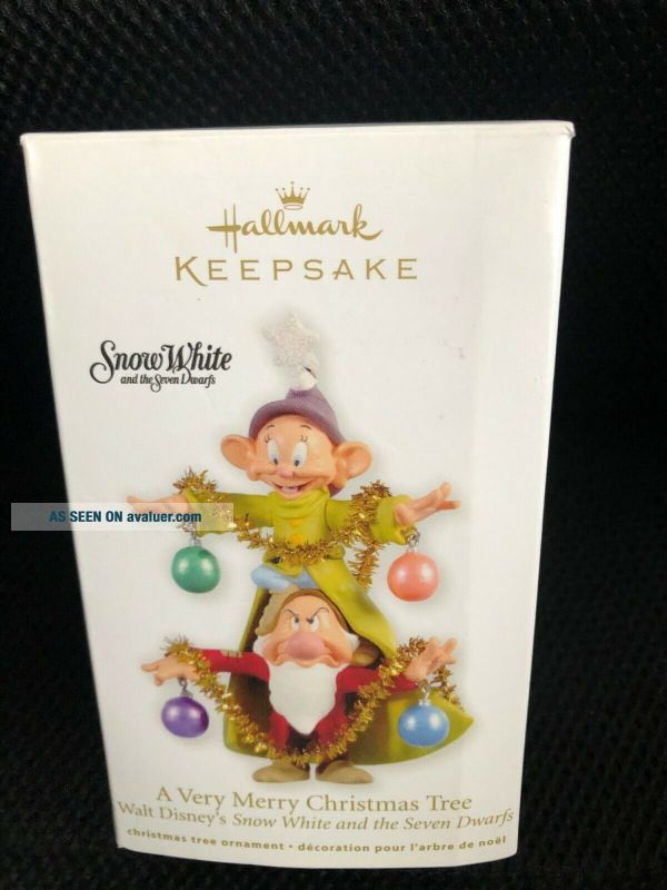 HALLMARK 2012 WALT DISNEY SNOW WHITE A VERY MERRY CHRISTMAS TREE ...