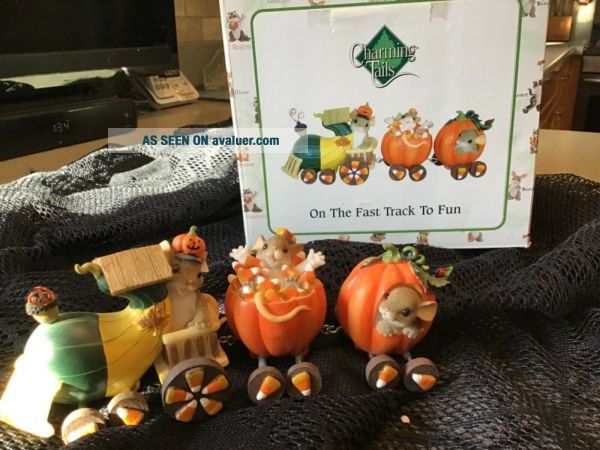 Fitz And Floyd Charming Tails On The Fast Track To Fun Gourd Train ...
