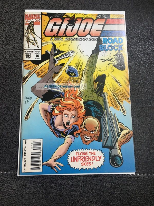 GI Joe 154 2nd To Last Issue Low Print Run HTF 1st Print Marvel Comics ...