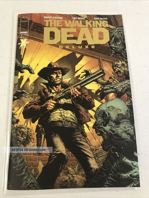 The Walking Dead Deluxe 1 Image Comics Gold Foil Variant Cover One Per ...