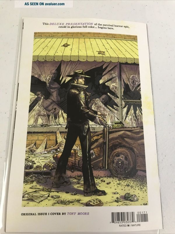 The Walking Dead Deluxe 1 Image Comics Gold Foil Variant Cover One Per ...