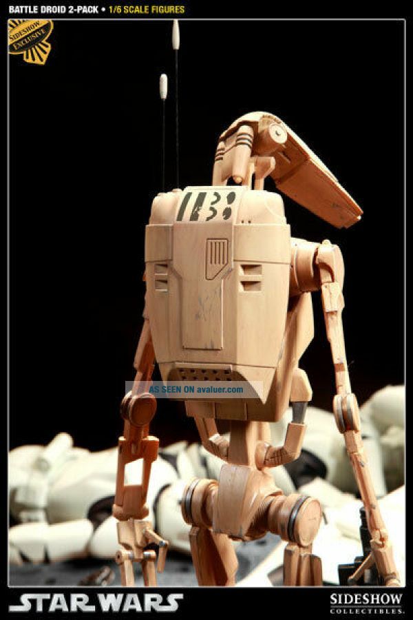 Sideshow Star Wars Infantry Battle Droids Exclusive 1138 Version 1/6th ...