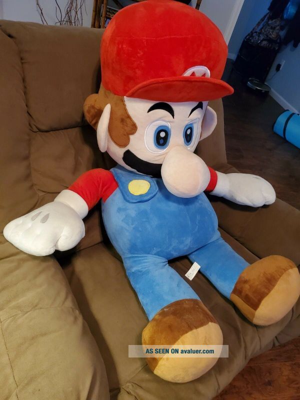 Official Nintendo Giant Life Size Mario Jumbo 48 " 4ft Plush Doll Toy ...