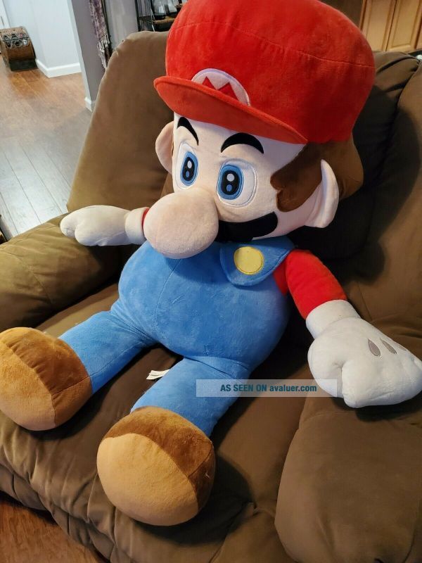 Official Nintendo Giant Life Size Mario Jumbo 48 " 4ft Plush Doll Toy ...