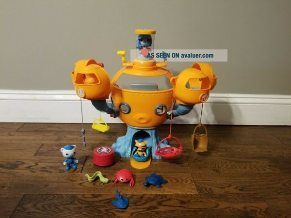 Mattel 2010 OCTONAUTS Octopod Complete PLUS Octopod Steering Deck ...