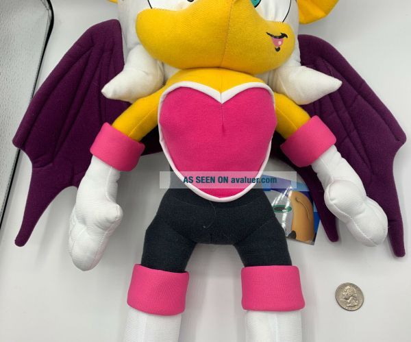 Sega Sonic The Hedgehog Rouge The Bat 20” Plush Doll Video Game Figure ...