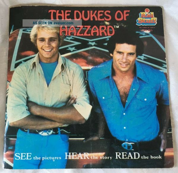 Vintage 1983 Dukes Of Hazzard Kids Stuff Record And Coloring Story Book ...