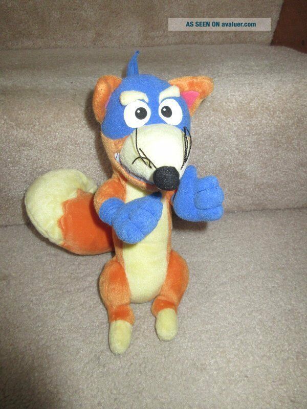 Dora The Explorer Swiper Stuffed Fox 2001 Fisher Price Talking Poseable ...