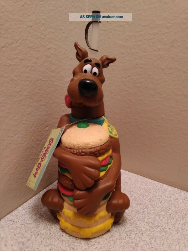 Vintage Scooby Doo Plastic Drinking Cup With Straw 2000 Hanna - Barbera ...