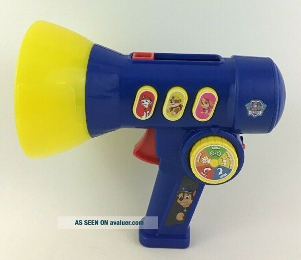 Paw Patrol Megaphone Mission Voice Changer Robot Echo Chase Toy Spin ...
