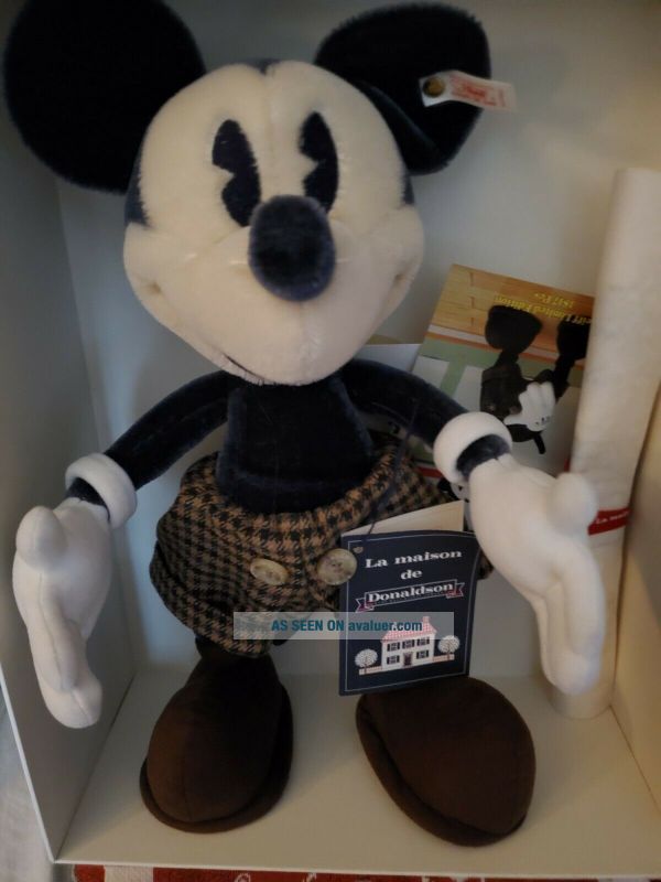 1997 Steiff La Maison De Donaldson Mickey Mouse Blue Mohair LtdEd ...