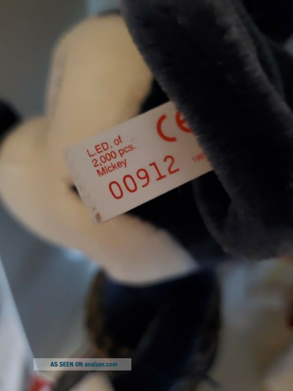 1997 Steiff La Maison De Donaldson Mickey Mouse Blue Mohair LtdEd ...