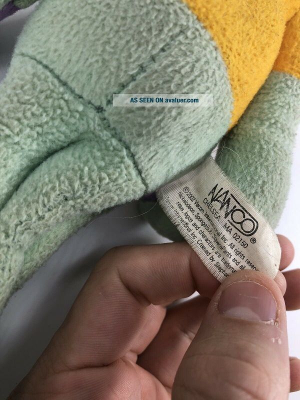 2002 Nanco Spongebob Squarepants SQUIDWARD TENTACLES 12” Plush RARE ...