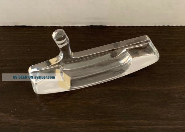 Lead Crystal Glass Golf Club Putter Paperweight Desk Golfer Gift Jonal ...