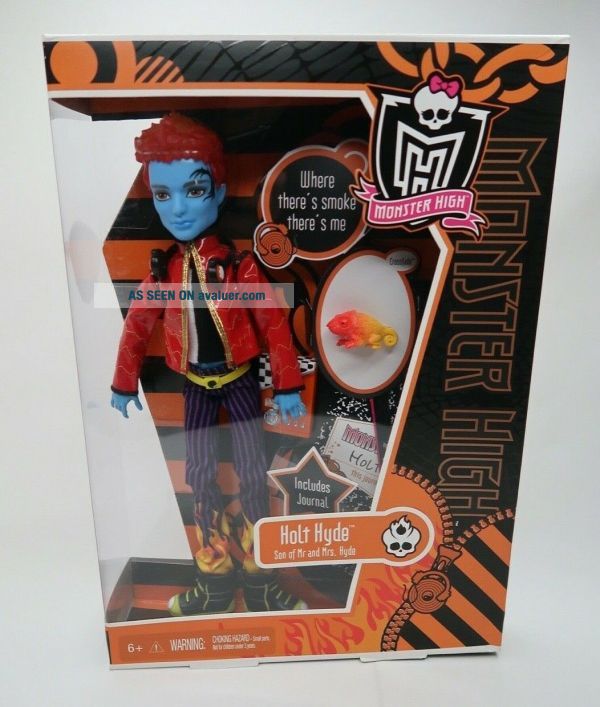 HOLT HYDE 1st Wave MONSTER HIGH Mattel MIB Doll W CROSSFADE BOX TOO ...