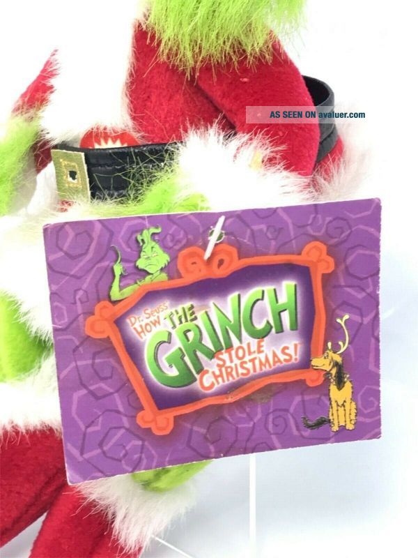 Dr Seuss How The Grinch Stole Christmas Plush Beverly Hills Teddy Bear ...