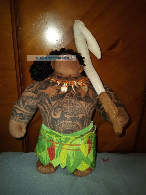 Disney Park Moana MAUI 10 " Stuffed Plush Doll Toy With Magical ...
