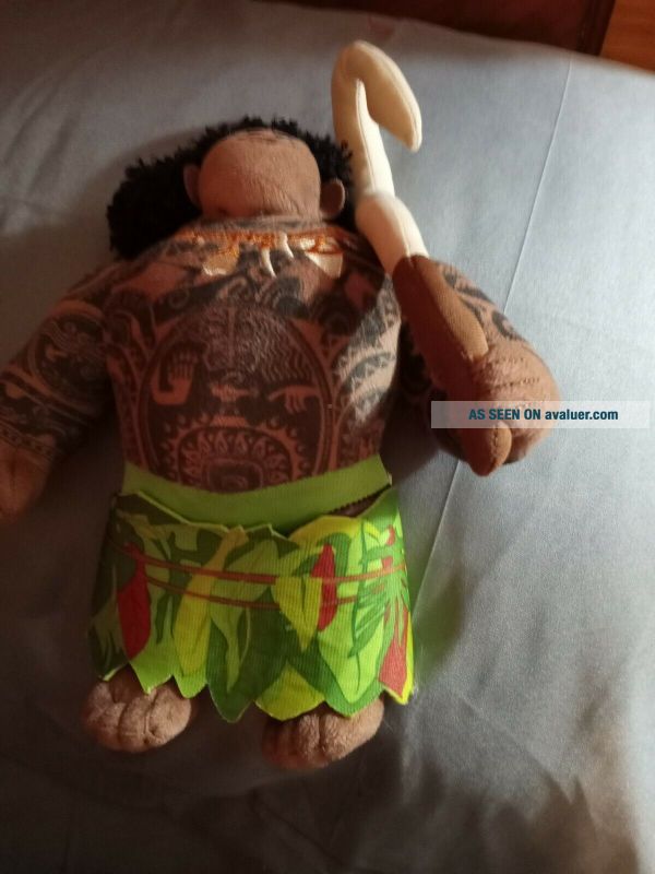 Disney Park Moana MAUI 10 " Stuffed Plush Doll Toy With Magical ...
