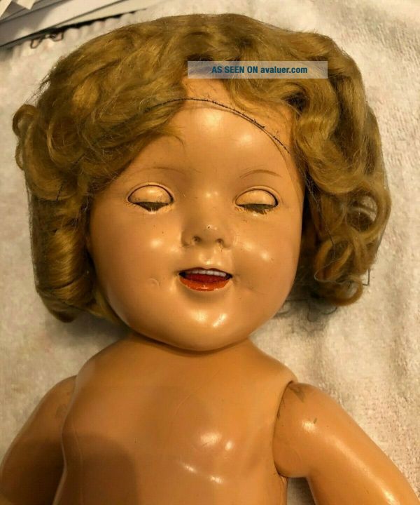 Vintage Shirley Temple Composition Doll By Ideal 20 " 1930s, | #36581825