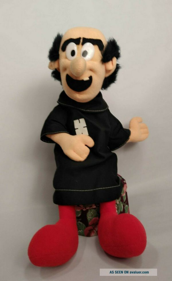 Vintage GARGAMEL Smurf Plush 1982 Wallace Berrie Peyo Stuffed Doll 16 ...