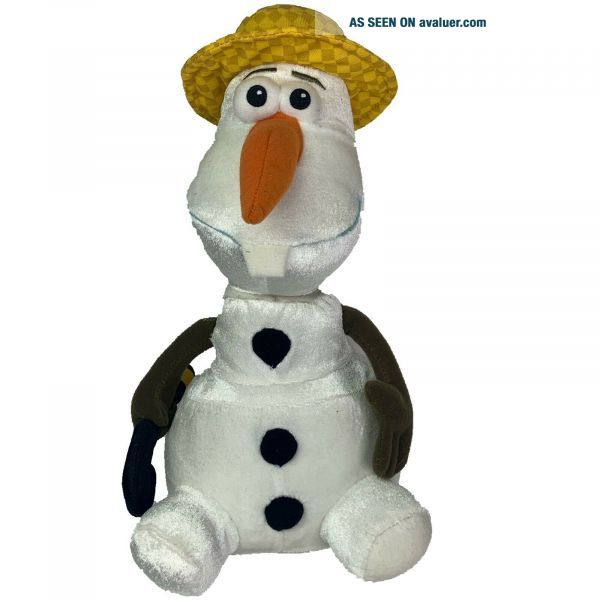 Disney Just Play Frozen Olaf Sings In Summer Snowman Soft Stuffed ...