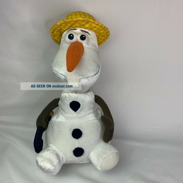 Disney Just Play Frozen Olaf Sings In Summer Snowman Soft Stuffed ...