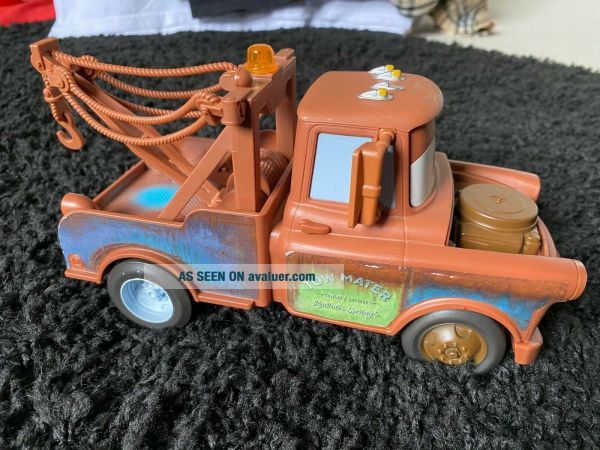 Disney Pixar Cars 2 Lights And Sounds Tow Mater 2016 Talking Truck ...
