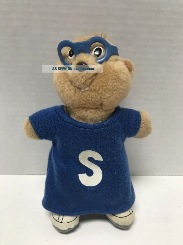 Vintage 1987 Simon 8 " Burger King Plush Alvin The Chipmunks Stuffed ...