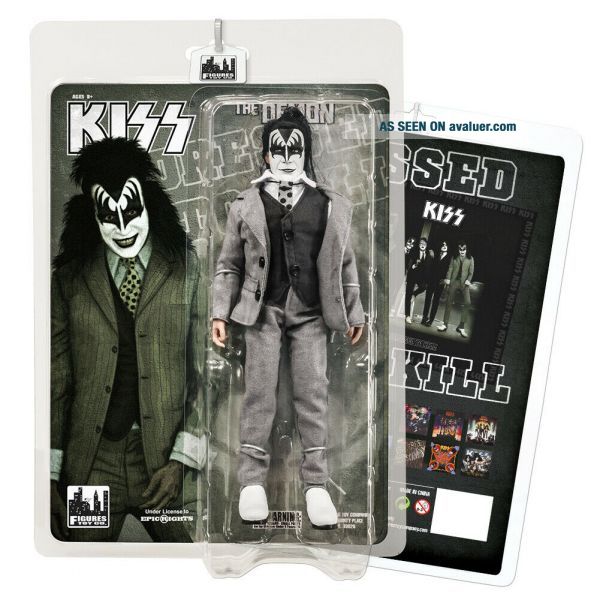 KISS 8 Inch Action Figures Dressed To Kill Re - Issue Series: The Demon ...