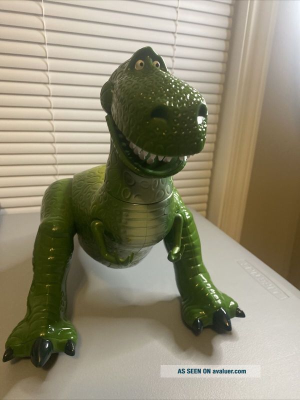 Toy Story Talking Rex Deluxe Dinosaur Figure Disney Store Pixar Many ...