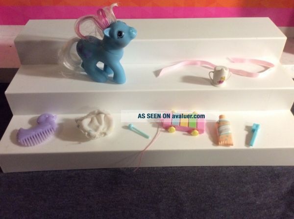 VINTAGE MY LITTLE PONY G1 With Accessories BABY FIFI FIRST TOOTH Plus ...