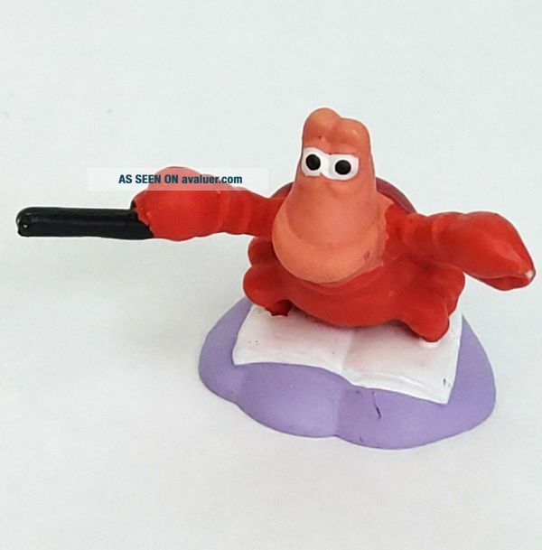 Sebastian Crab Figure Toy Figurine The Little Mermaid Small Disney ...