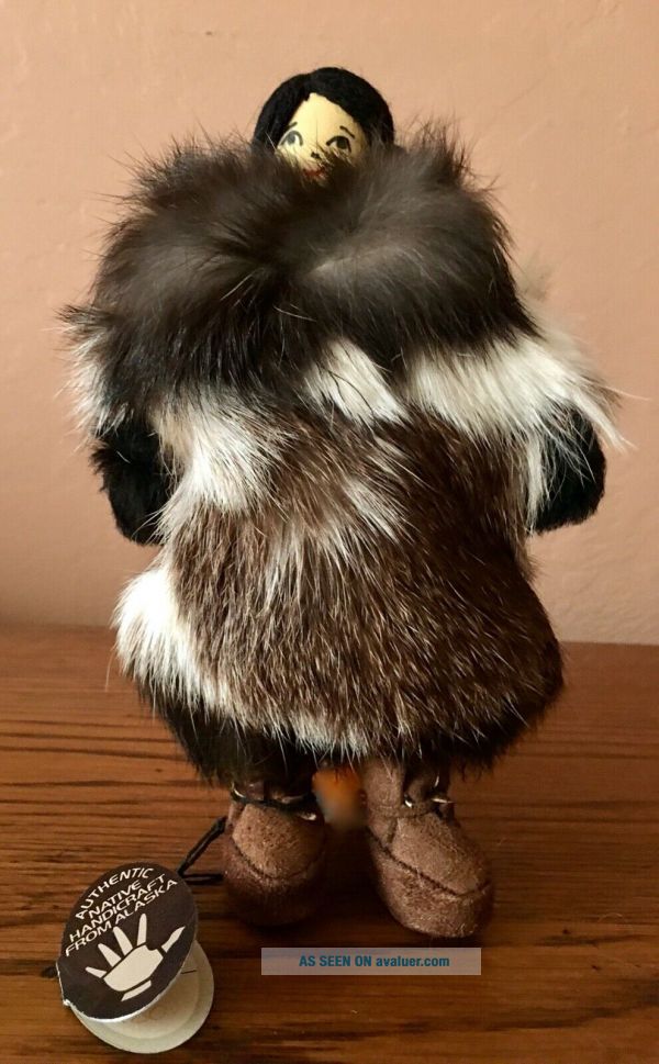 Vintage Native Alaskan Inuit Eskimo Handmade Doll By Lillian Tetpon ...