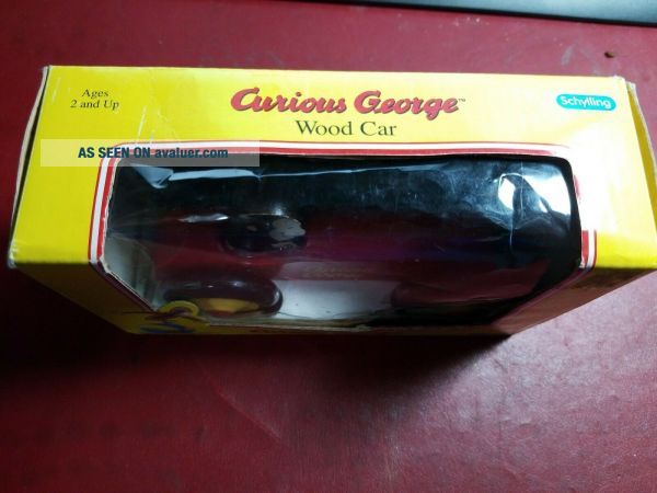 Schylling Curious George Wood Car Ages 2, Box | #36888336