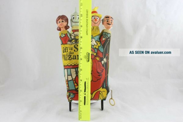 Vintage 1967 Wizard Of Oz Musical Puppet Dorothy Tin Man Scarecrow ...