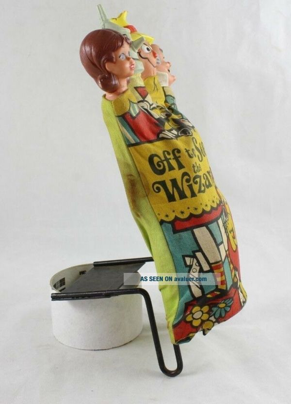 Vintage 1967 Wizard Of Oz Musical Puppet Dorothy Tin Man Scarecrow ...